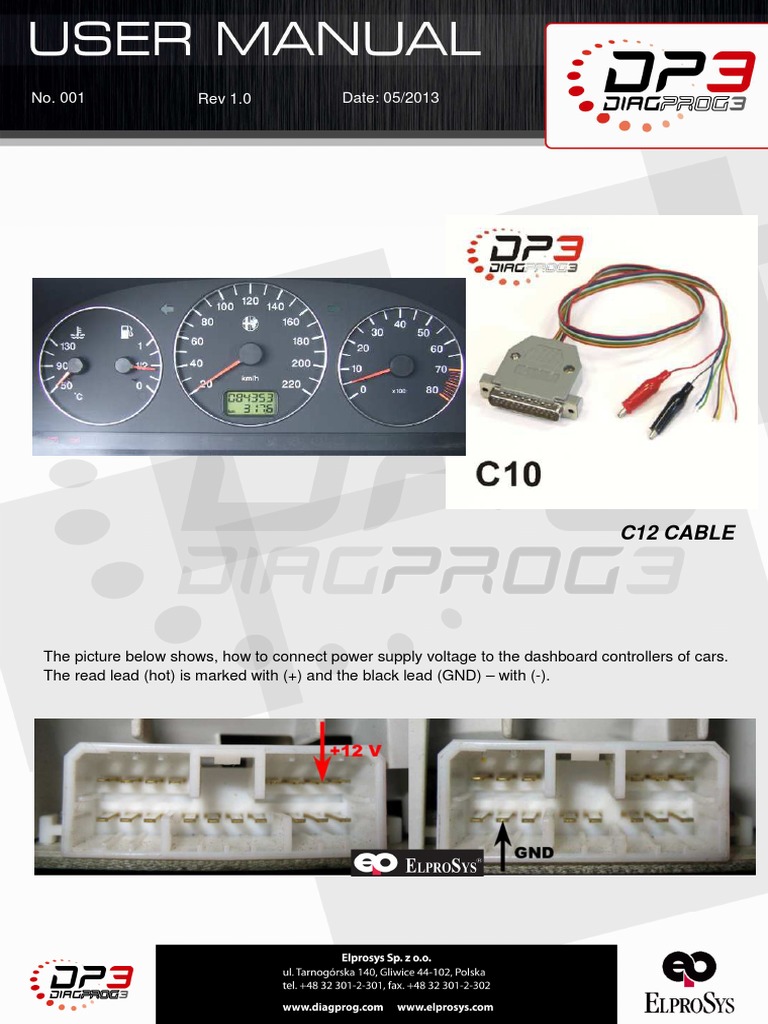 No. 001 Date: 05/2013 Rev 1.0: C12 Cable | PDF | Technology & Engineering