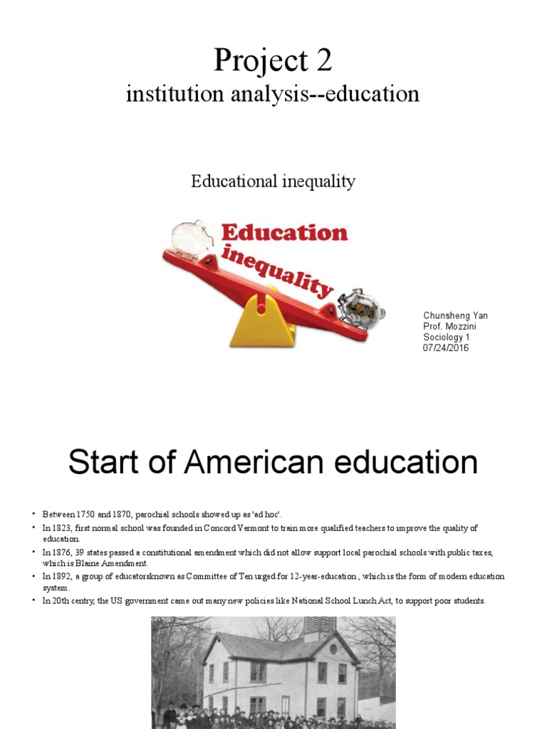 Project 2 Institution Analysis | PDF | Economic Inequality ...