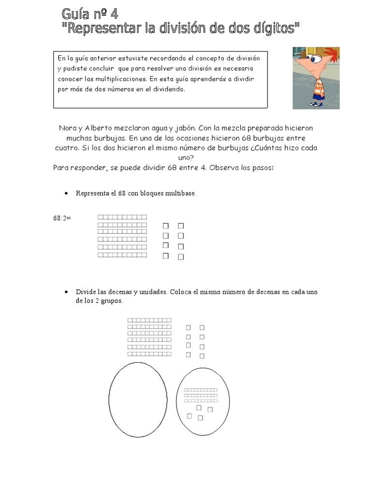 Divisiones Exactas e Inexactas para Niños | PDF