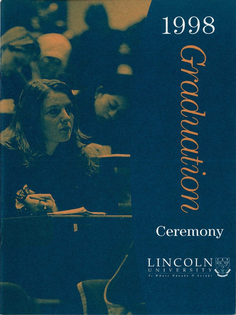 1998 Graduation Ceremony | PDF | Academic Degree | Doctor Of Philosophy