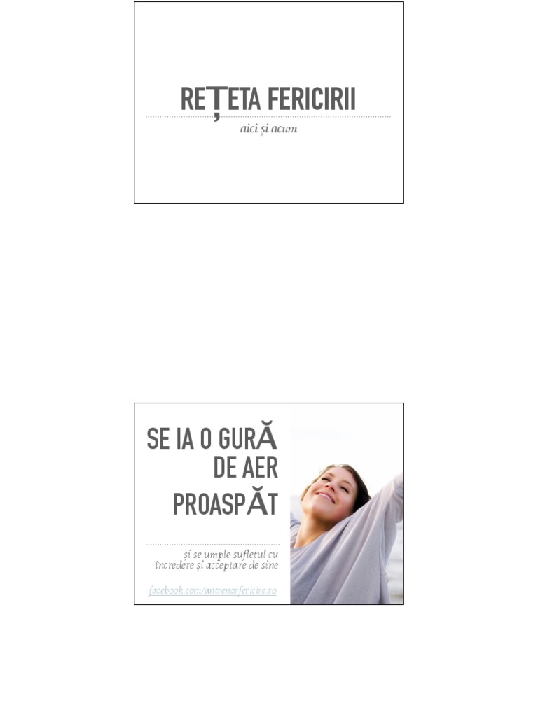 Reteta Fericirii | PDF