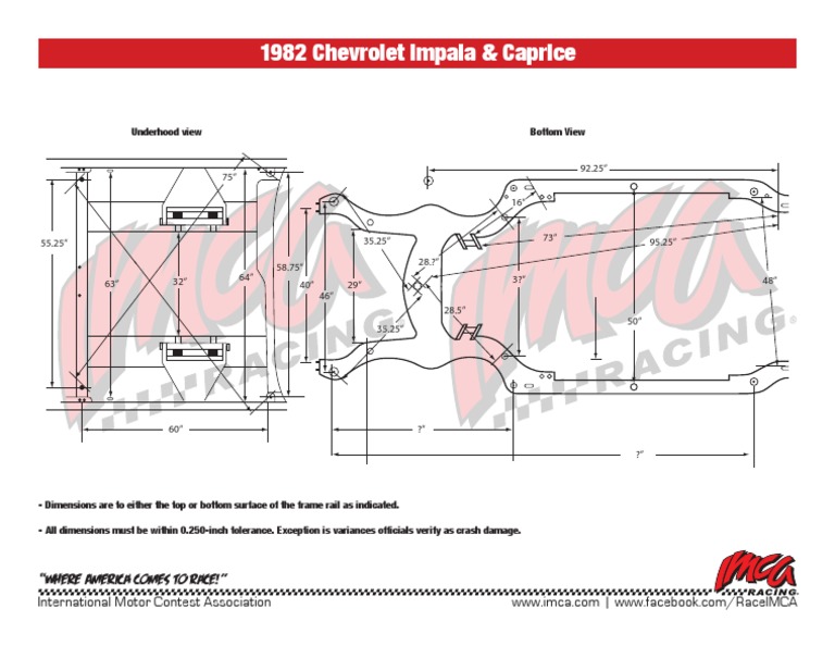 1982 Chevrolet Impala Caprice Frame Dimensions | PDF
