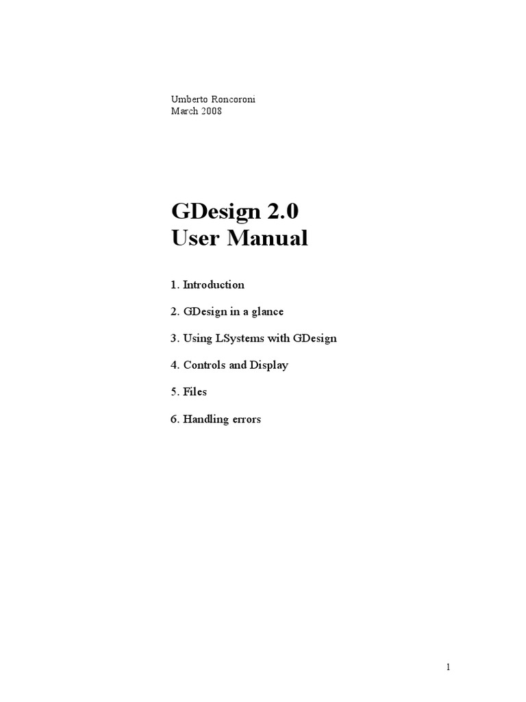 Exploring Generative Design Tools: A User Manual for GDesign 2.0 | PDF | Areas Of Computer ...