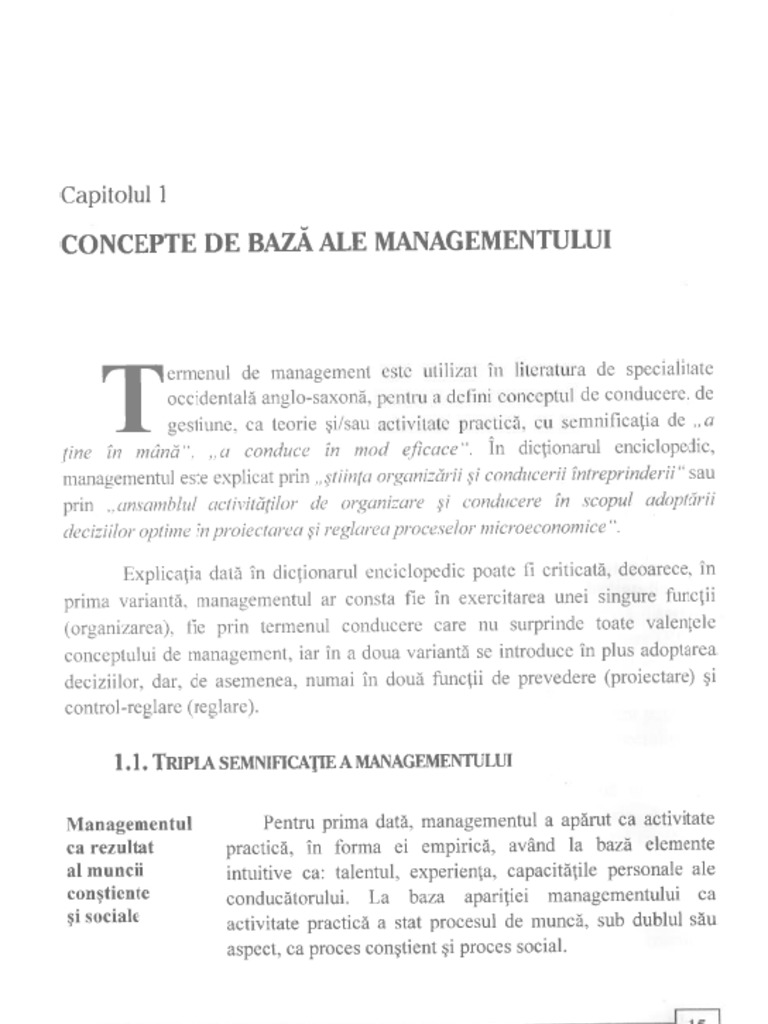 Burdus, E. - Fundamentele Managementului Organizatiei | PDF