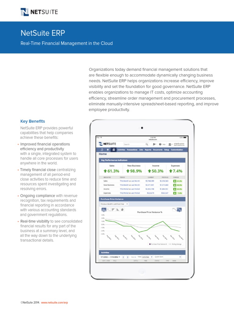 NetSuite ERP | PDF | Enterprise Resource Planning | Accounting