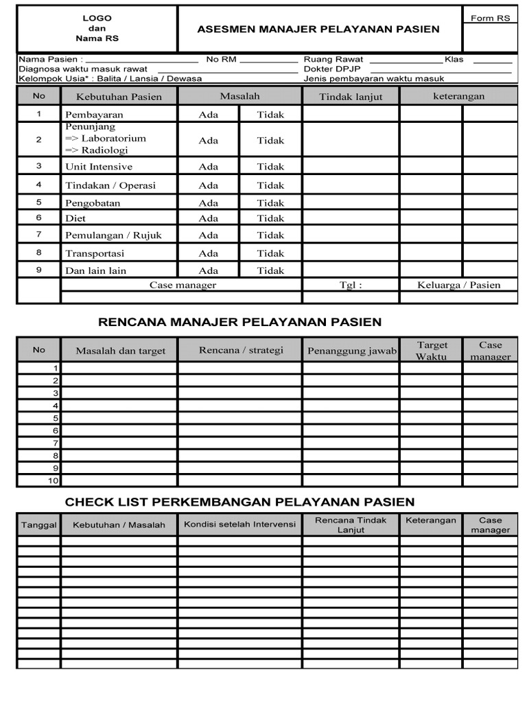 Form Catatan MPP | PDF
