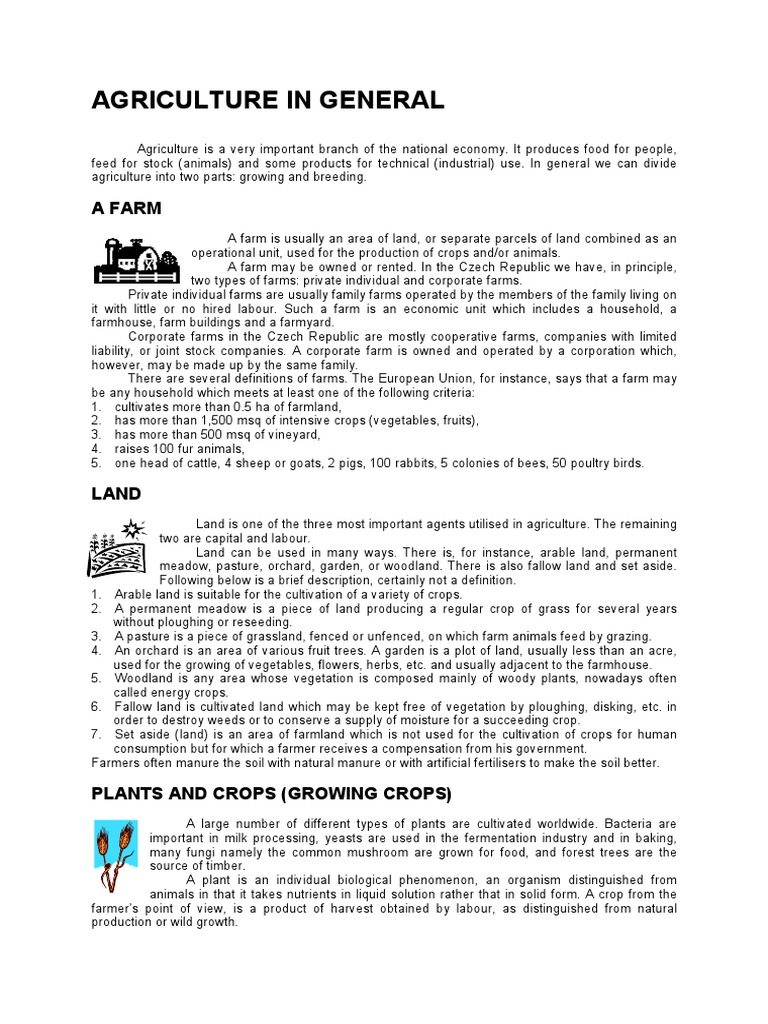 General Agriculture | PDF