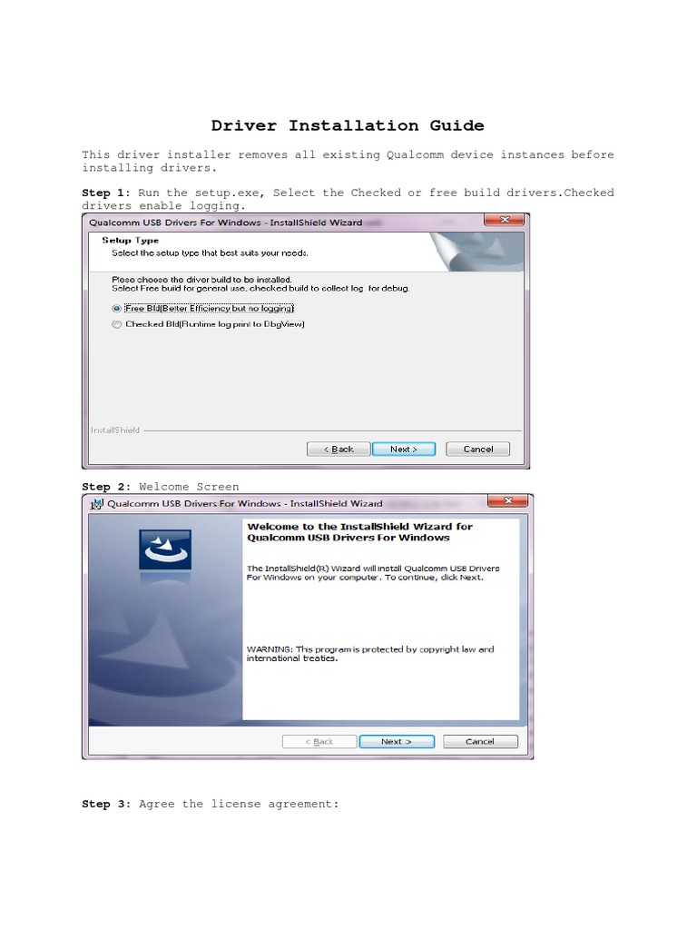 Driver Installation Guide | PDF | Computers