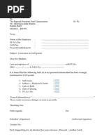 CGHS Card Correction Application Form | PDF
