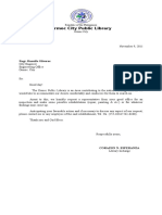 Request Letter To LGU | PDF