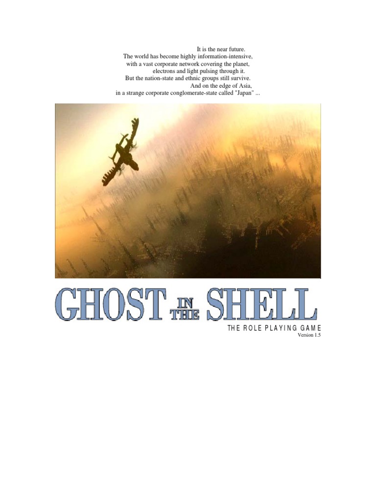 Ghost in The Shell RPG d20 | PDF | Mossad | License