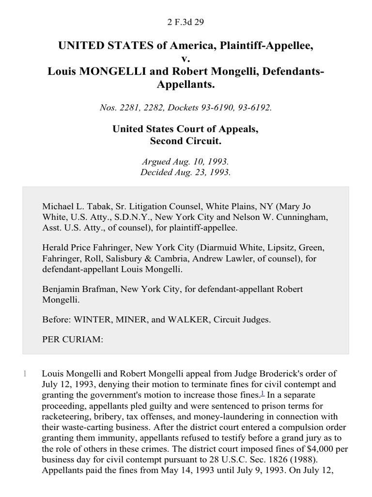 Appeals Court Upholds Contempt Fines | PDF | Fine (Penalty) | Contempt ...