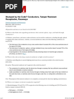 NEC 10-Ft Tap Rules Explained | PDF | Transformer | Equipment