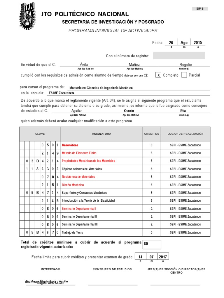 Sip 08 | PDF | Educación avanzada