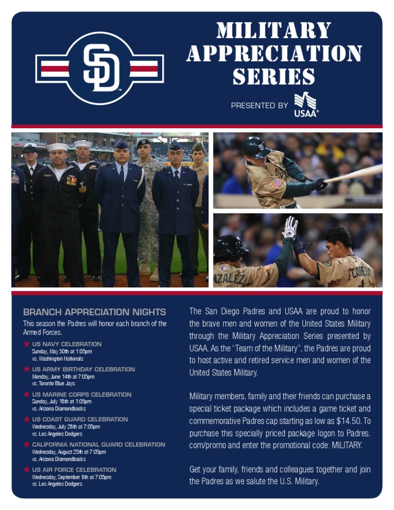 Military Appreciation Flyer USAA | PDF | Sports & Recreation