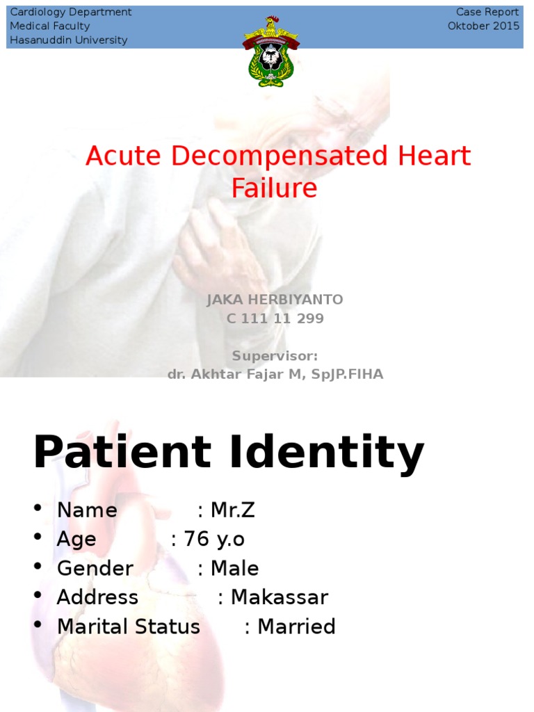 Acute Decompensated Heart Failure | Heart Failure | Heart