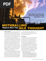 Mothballing Guidelines for Plant Equipment | PDF | Corrosion | Pipe ...