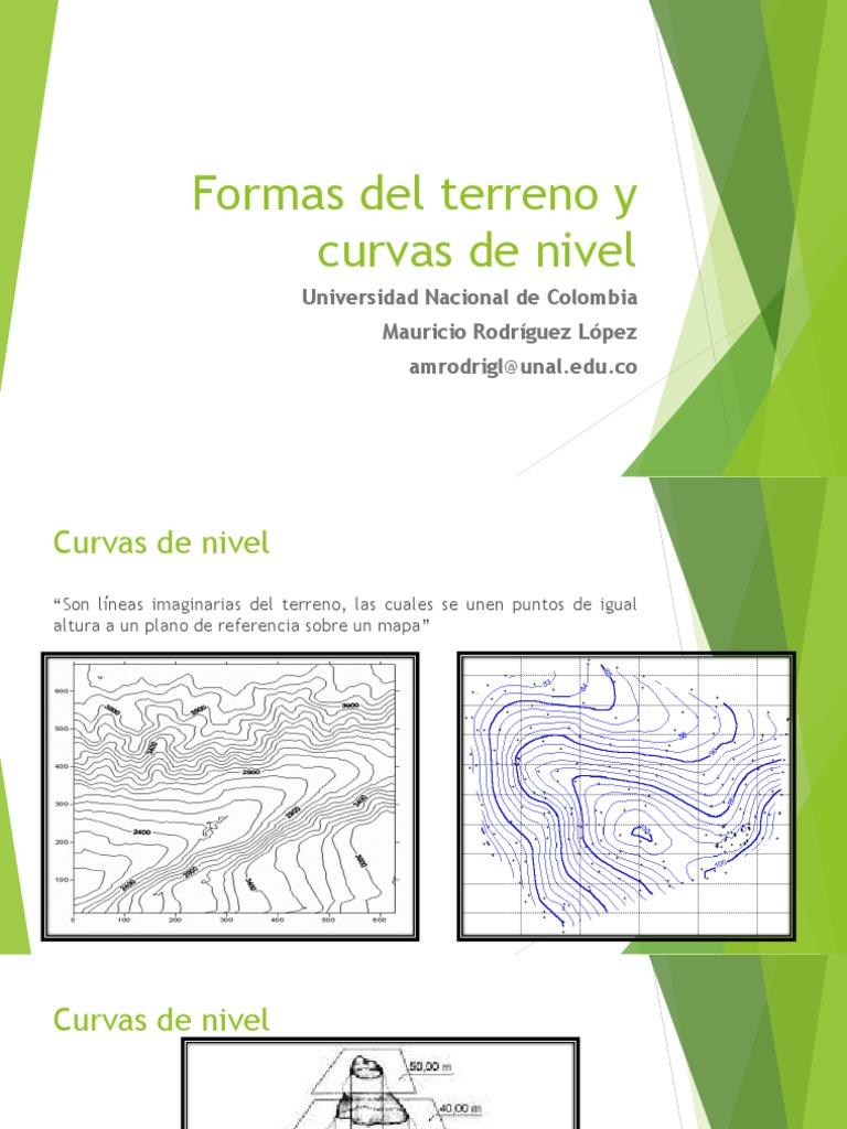 Formas Del Terreno y Curvas de Nivel | PDF