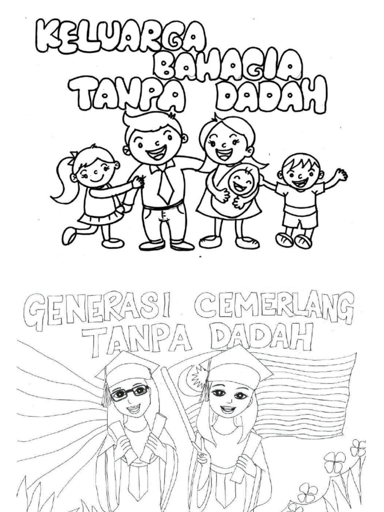 Pertandingan Mewarna Poster Anti Dadah | PDF