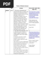 RESEARCH PAPER Chapter 1 Sample | PDF | Teachers | Human Nature