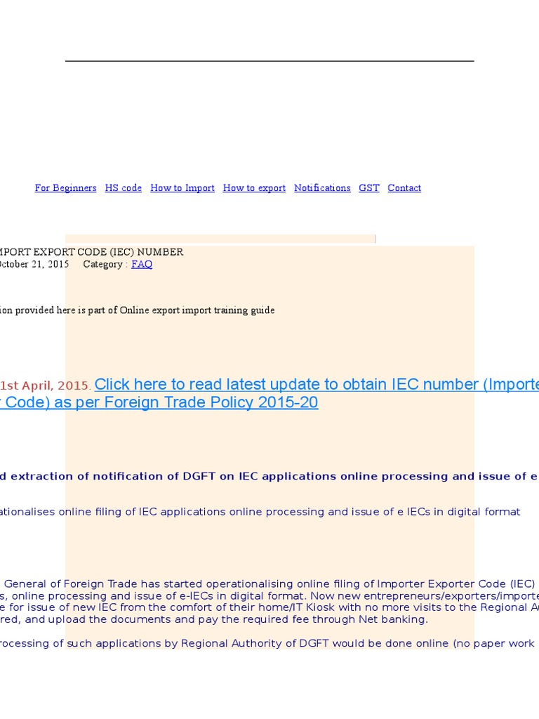 Iec License Guide Line | PDF | Exports | Business