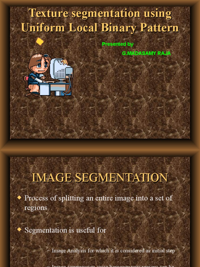 Texture Segmentation Using Uniform Local Binary Pattern Pdf Image 7296