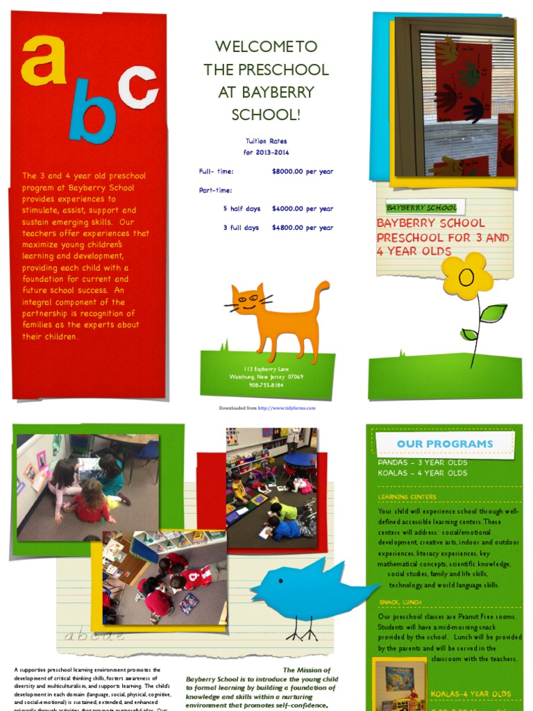 Preschool Brochure 1 PDF | PDF | Preschool | Sharing