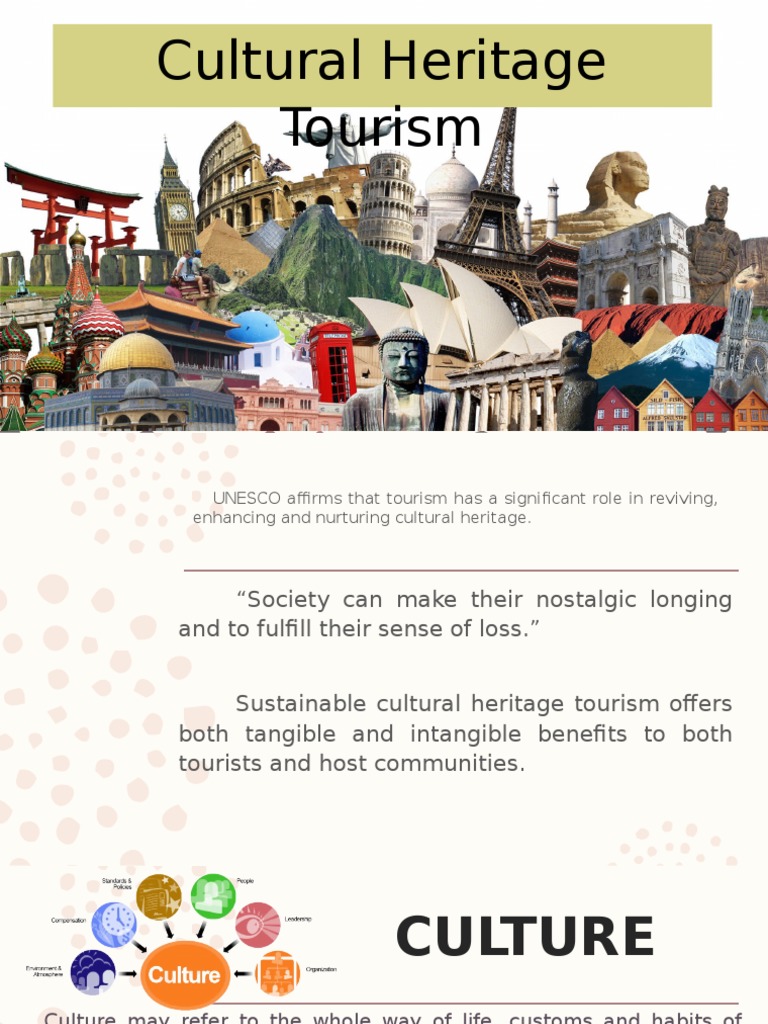 Lesson 3 - Culture Heritage | PDF | Cultural Heritage | Tourism
