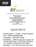 EY History | PDF | Business | Financial Services