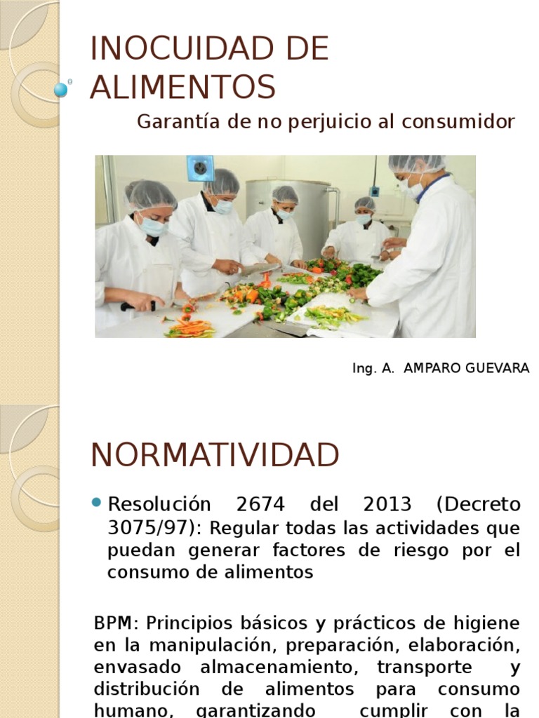 Inocuidad de Alimentos | PDF | Salud pública | Bienestar