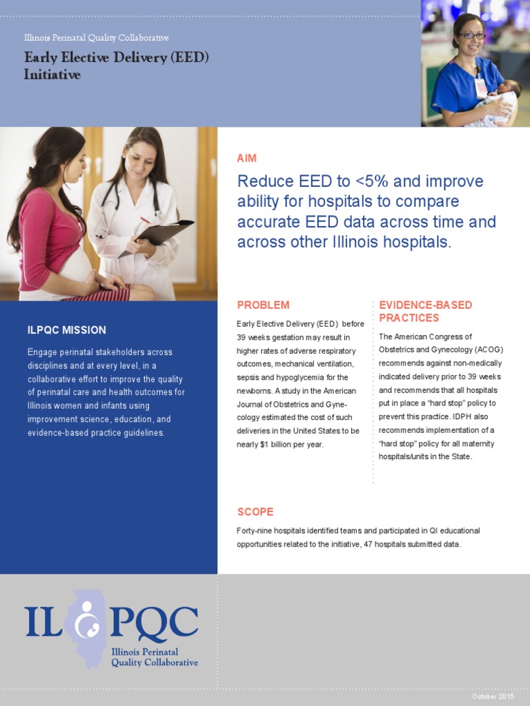Early Elective Delivery (EED) Initiative | PDF | Childbirth | Service ...