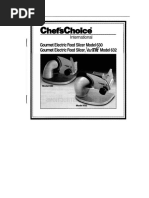 Deli Slicer Thickness Settings Guide | PDF | Delicatessen | Restaurant ...