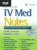 IV Medication Solution Compatibility Chart For Nurses | PDF | Saline ...