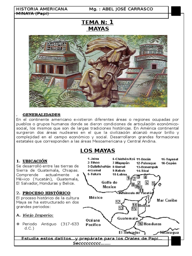 Mayas y Aztecas | PDF | Civilización maya | azteca
