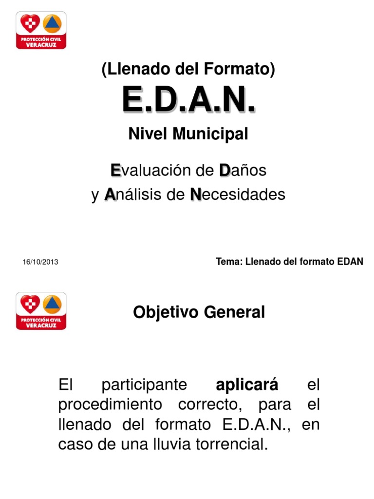 Edan Formato | PDF | Clima | Desastres y Accidentes