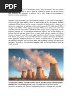 English SBA | PDF | Atmosphere Of Earth | Air Pollution