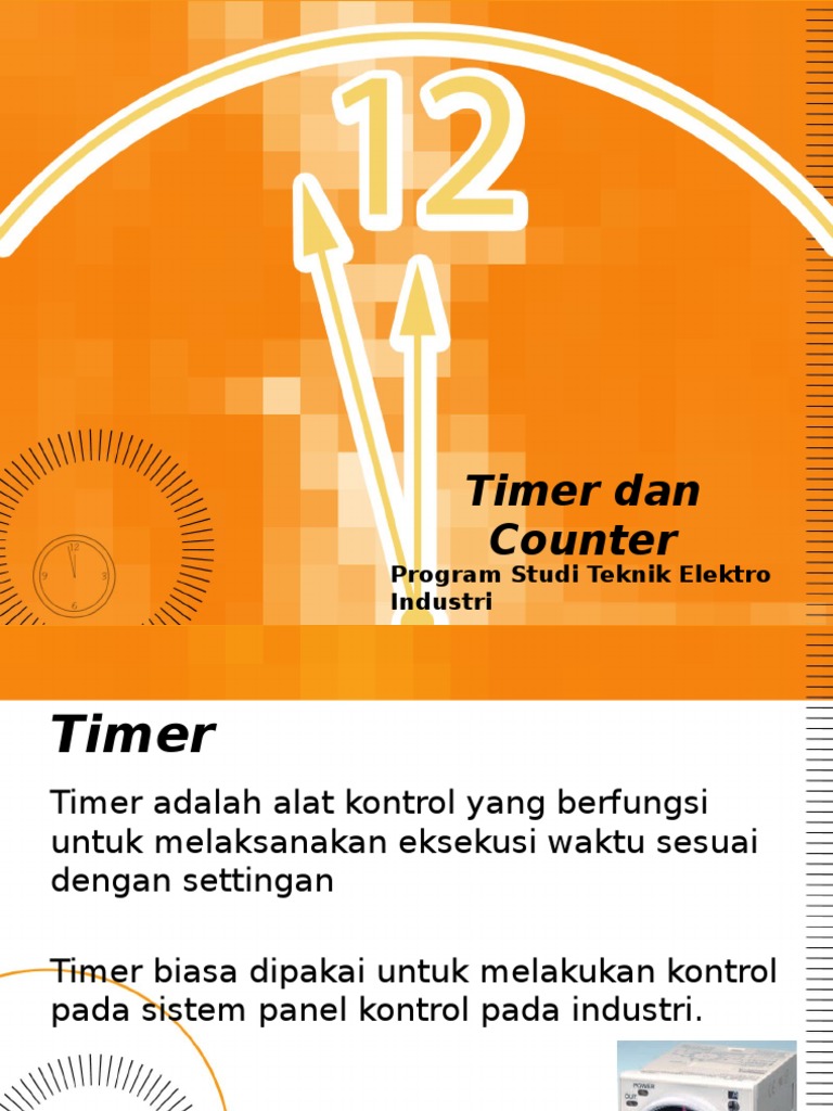 Perbedaan Timer dan Counter dalam Kontrol | PDF