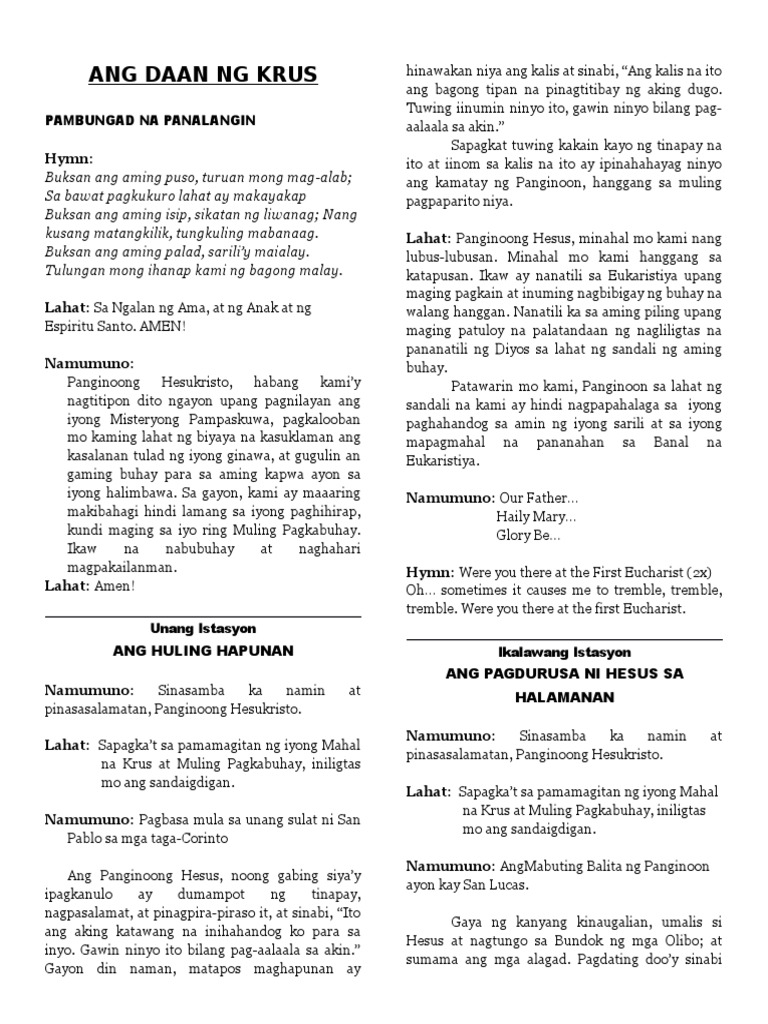 Ang Bagong Daan NG Krus | PDF