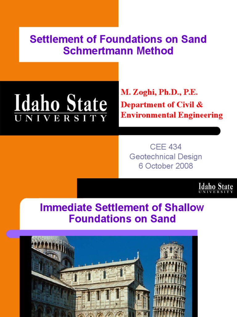 Schmertmann Method 2008 | PDF | Geotechnical Engineering | Civil ...