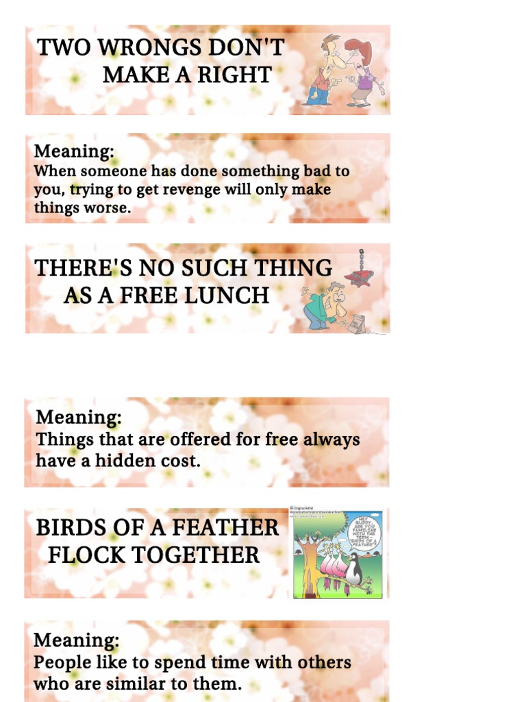 Two Wrongs Don'T Make A Right: Meaning | PDF | Lifestyle