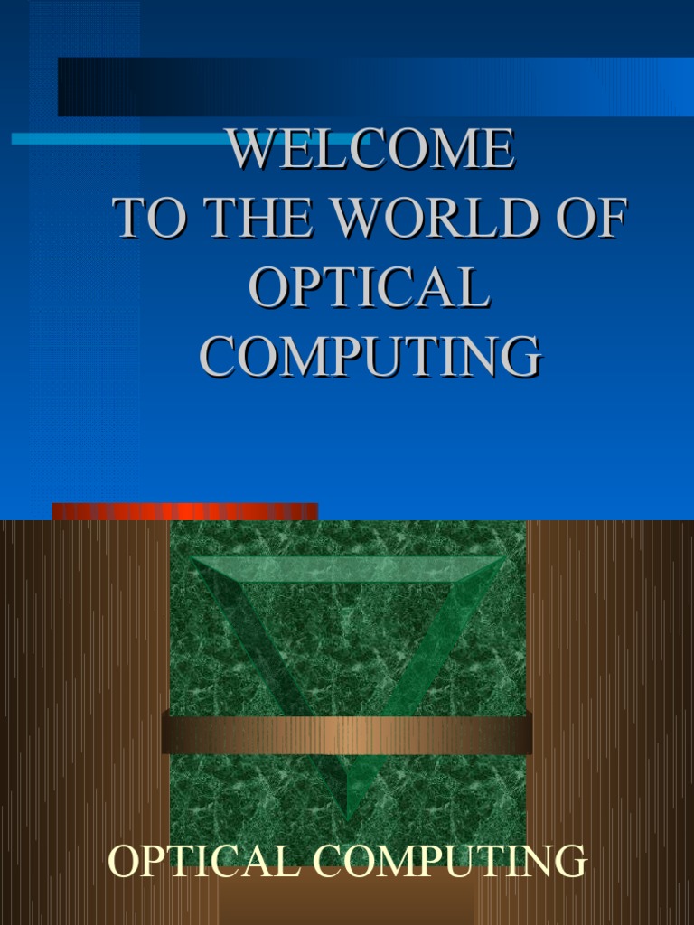 Optical Computing | PDF | Optics | Electronic Circuits