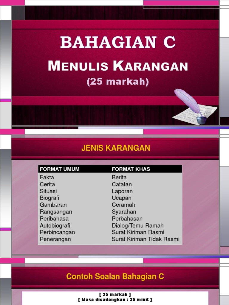 3 Format Karangan - BHG C | PDF