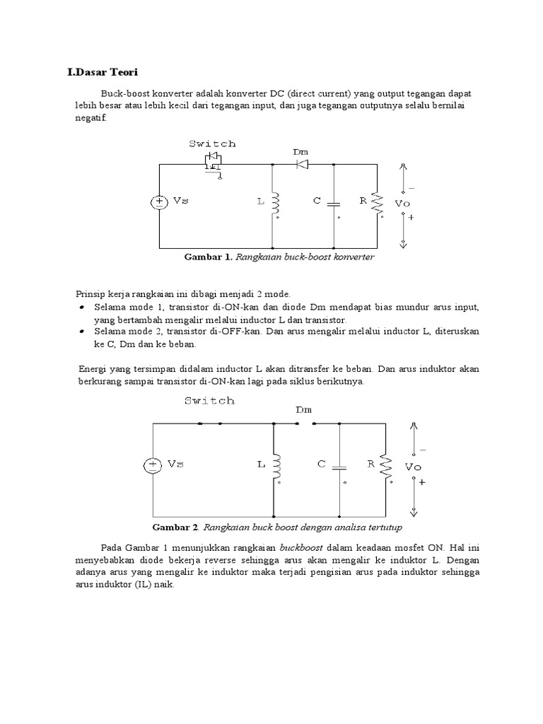 Laporan Final Buck Boost Design | PDF