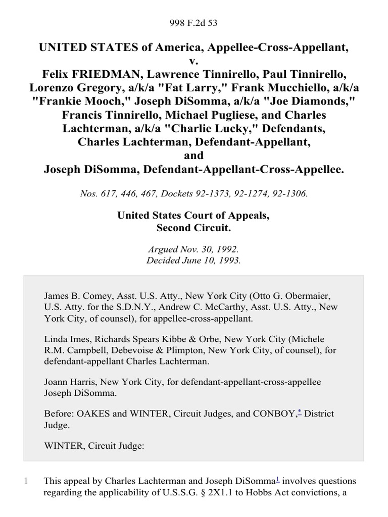 United States of America, Appellee-Cross-Appellant v. Felix Friedman ...