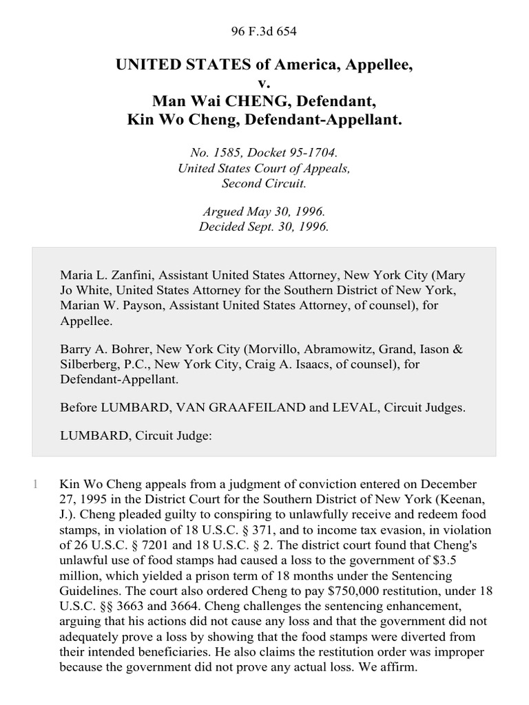 United States v. Man Wai Cheng, Kin Wo Cheng, 96 F.3d 654, 2d Cir ...