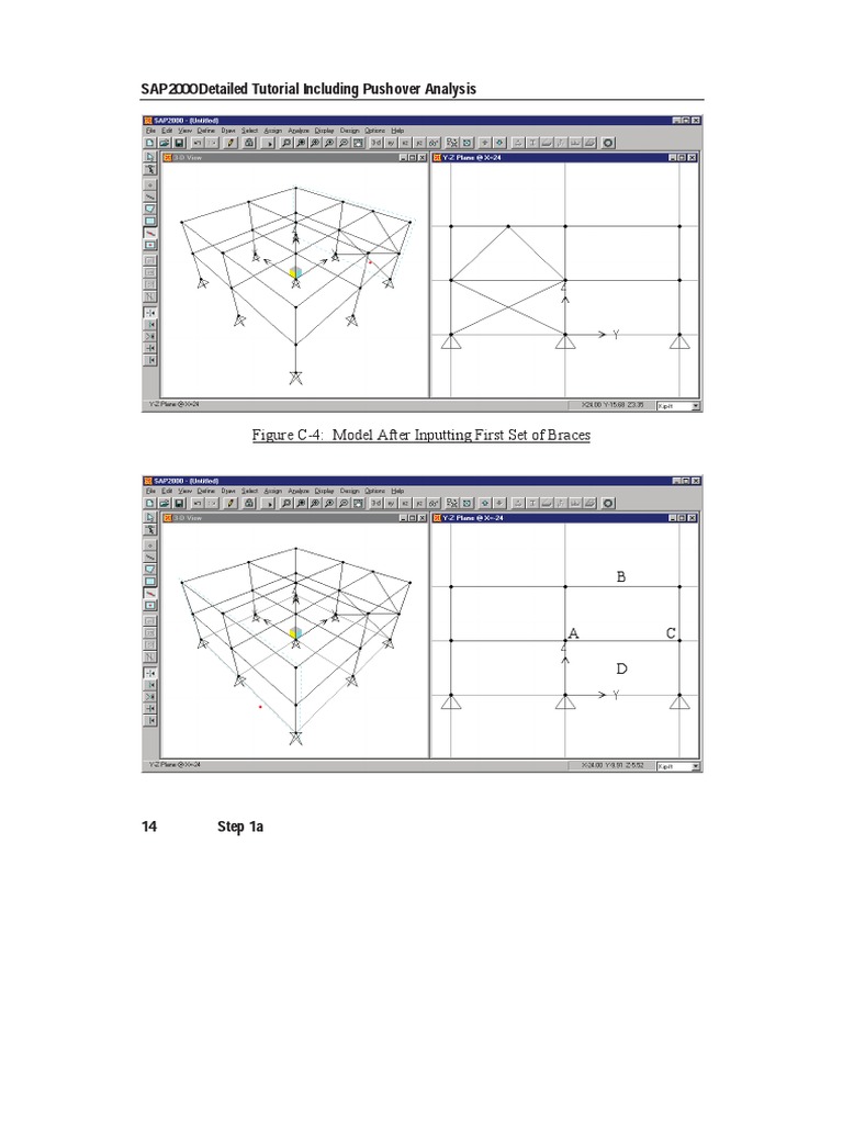 SAP2000 Detailed Tutorial Including Pushover Analysis | PDF | Dialog ...