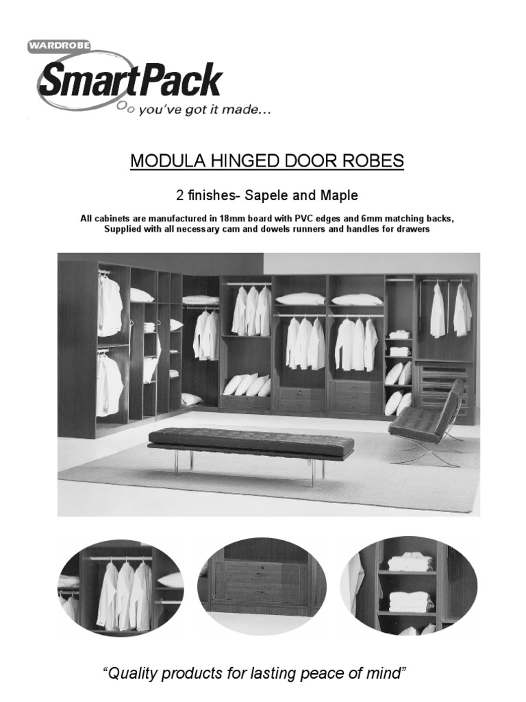 SMARTPACK Modula Robes April 2009 | PDF | Architectural Elements | Clothing