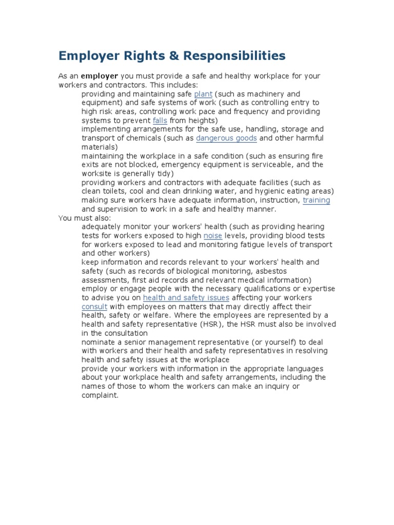 Employer Rights Part 1 | PDF