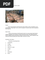Metoda Pemasangan Bekisting | PDF
