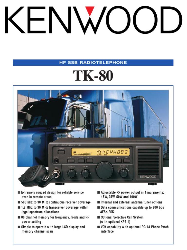 TK 80 | PDF | High Frequency | Antenna (Radio)